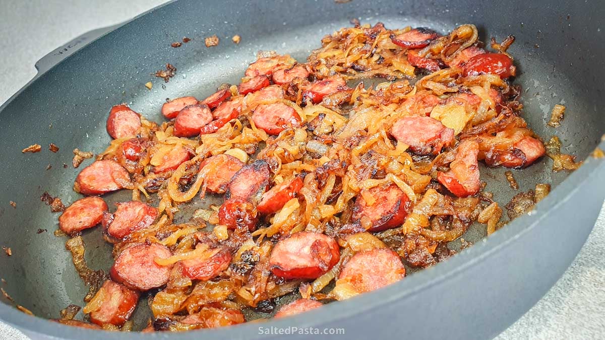 Fried Sausage - SaltedPasta