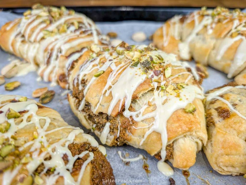Pistachio St. Martin's Croissants - SaltedPasta